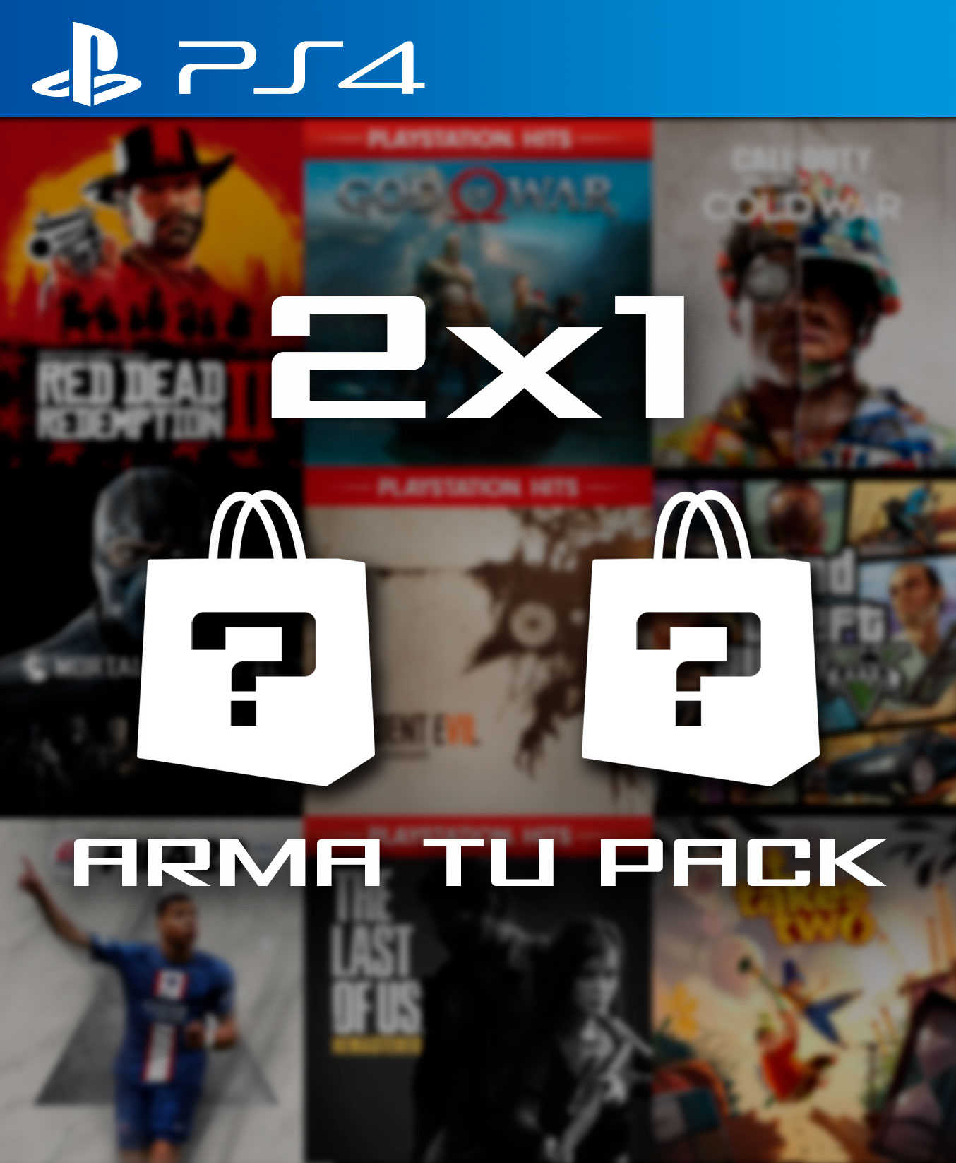 ARMA TU GAMER PACK 2 x 1 - PS4 | Store Games Costa Rica | Venta de juegos Digitales PS3 PS4 Ofertas